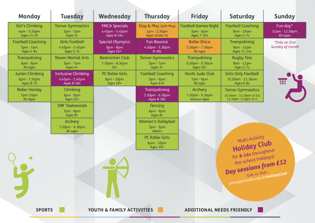 Sports Activities | YMCA Plymouth
